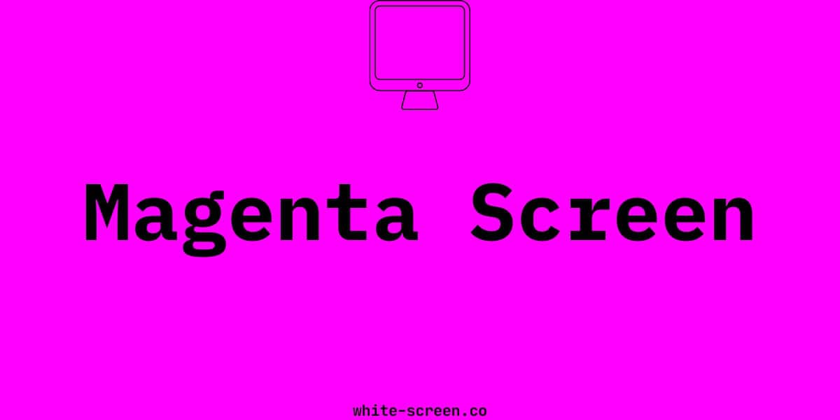 Magenta Screen - White-Screen.co